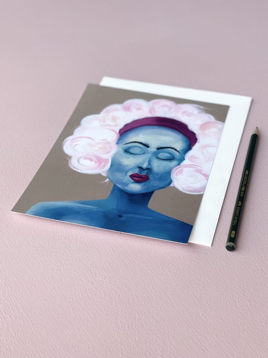 Blómukort - Emotions Beautiful Blue - Colorama